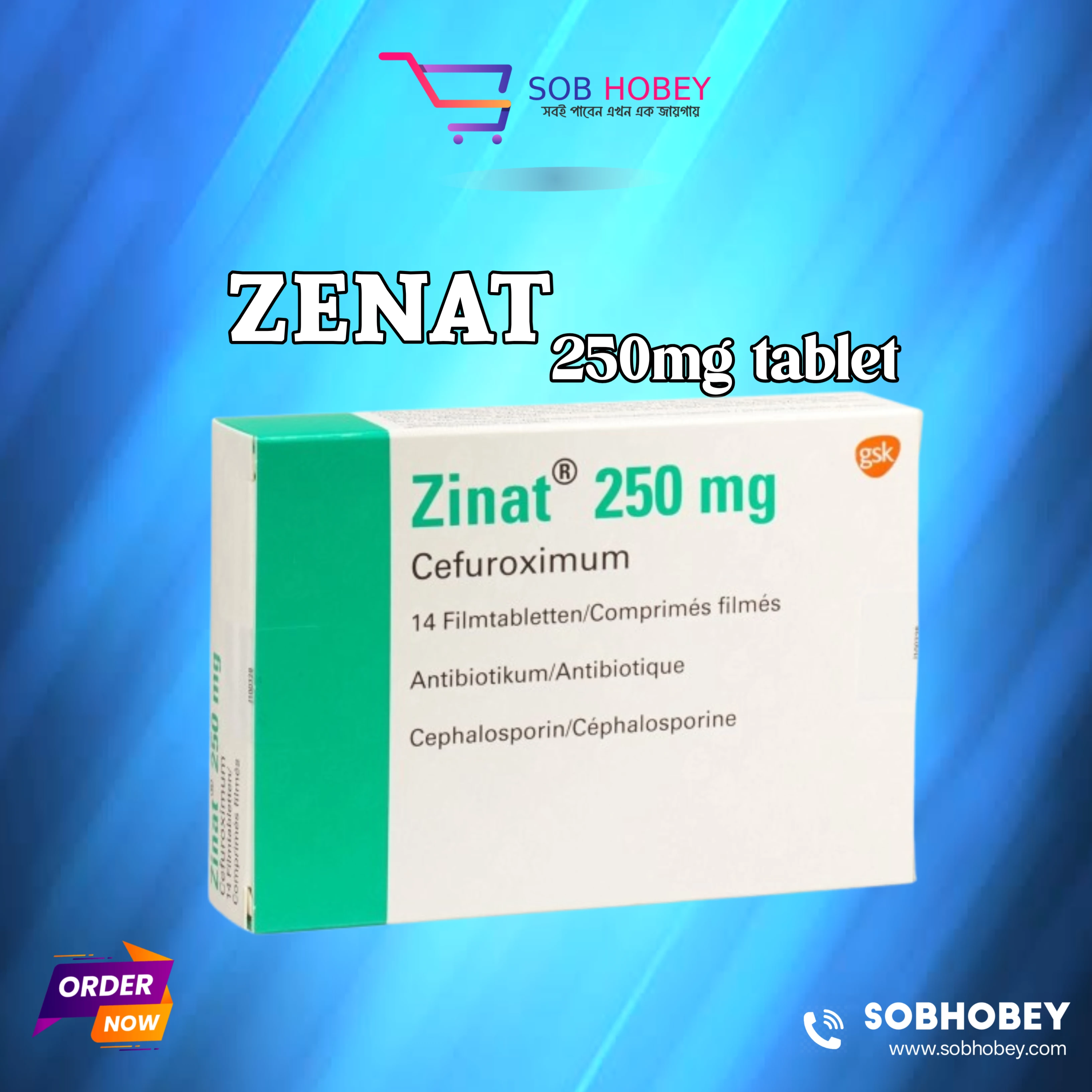 Zenat 250mg Tablet